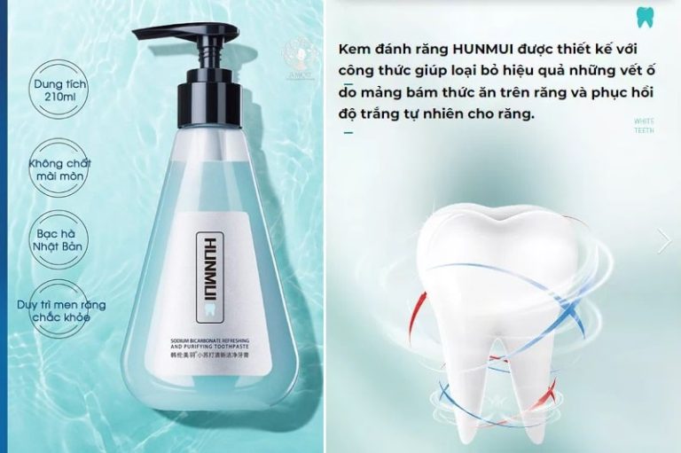 Review kem đánh răng Hunmui nội địa Trung liệu có tốt không