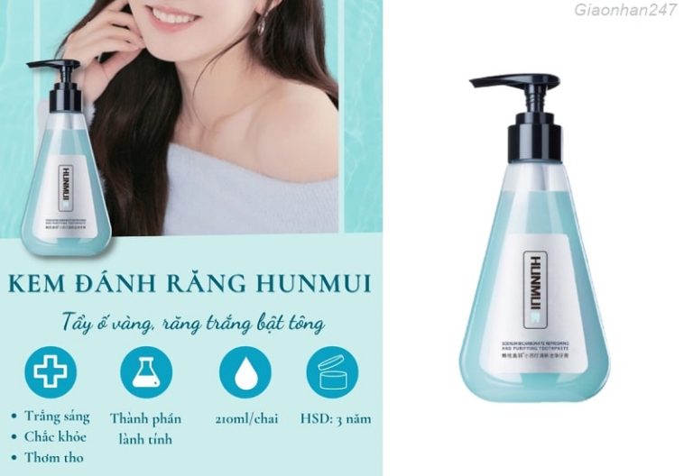 Review kem đánh răng Hunmui nội địa Trung liệu có tốt không