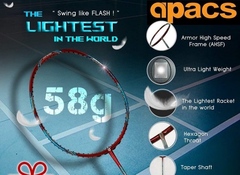 Review siêu phẩm vợt Apacs Feather Weight 55 giá cỡ 1 triệu